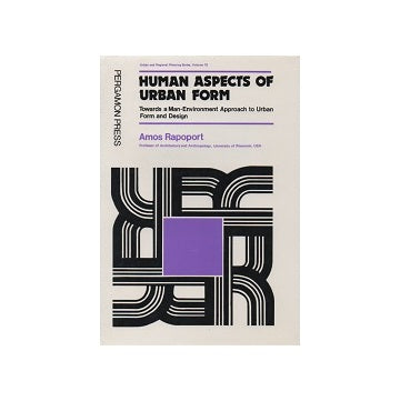 Human Aspects of Urban Form – 南洋堂書店
